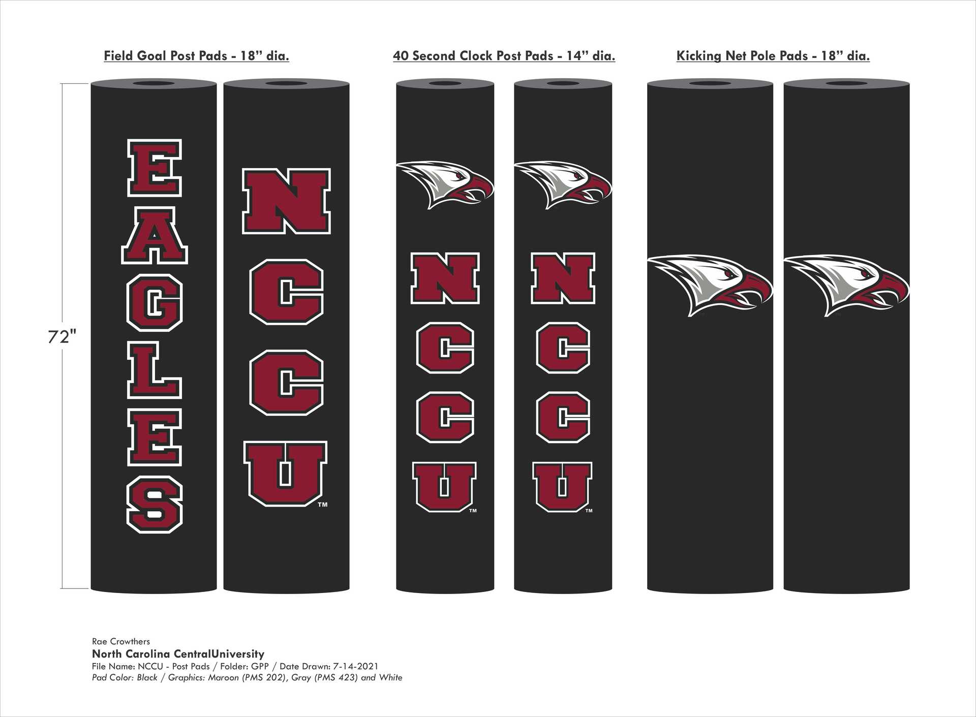 CUSTOM PADDING - Rae Crowther